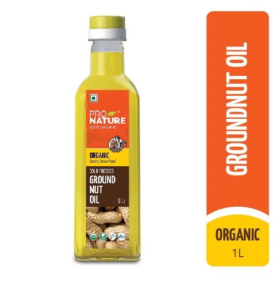 Organic Groundnut Oil 1 Litre Sparkling Spices