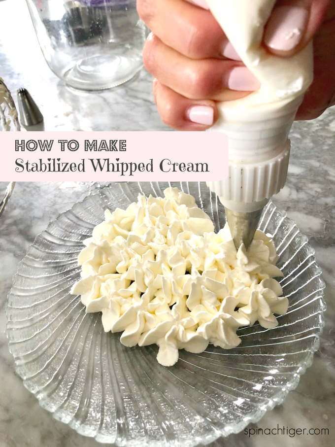 How To Make Stabilized Whipped Cream That You Can Pipe