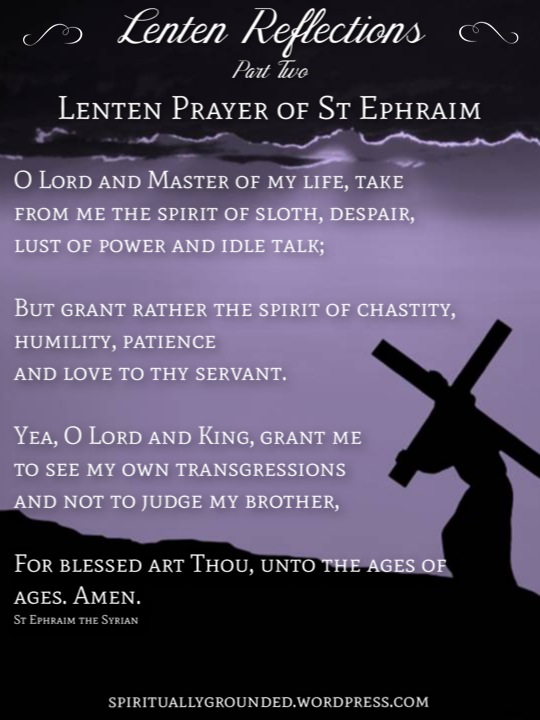 Lenten Reflections Part Two Spiritually Grounded