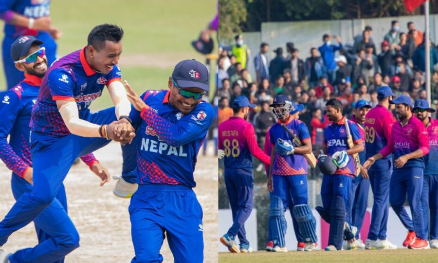 Nepal Vs Uae In Acc Premier Cup 2023 Final Sportewave