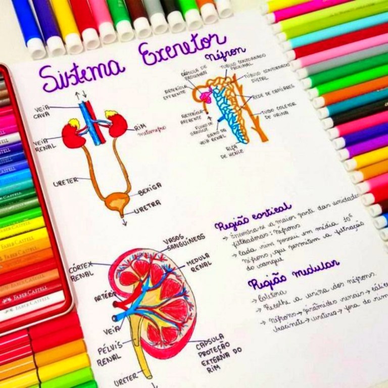 Mapa Mental Sobre Sistema Excretor Study Maps