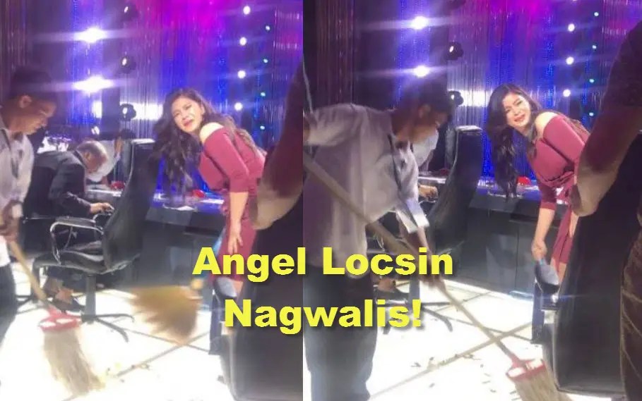 Watch Angel Locsin Helps The Staff Of ‘pilipinas Got Talent Clean Up