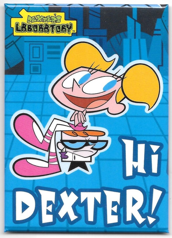 Dexters Laboratory Animated Series Dee Dee Hi Dexter Refrigerator