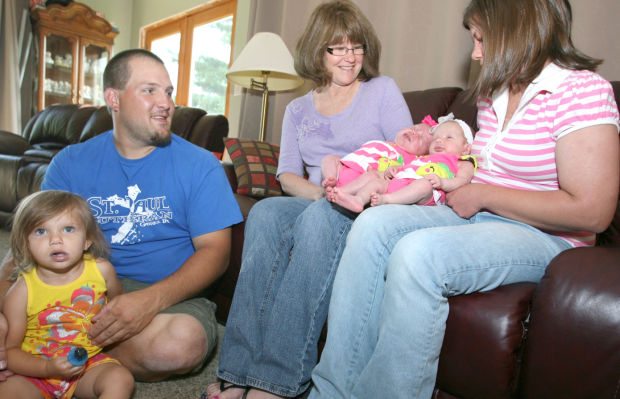 Grandmother Gives Birth To Her Twin Granddaughters