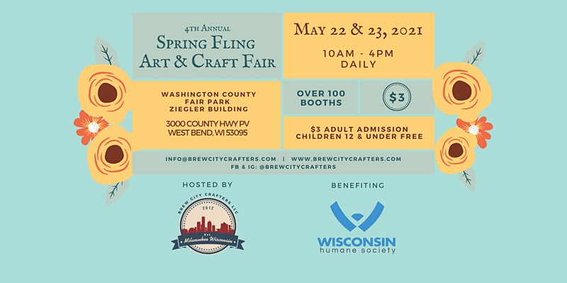 West Bend Spring Fling Art And Craft Fair May 22 23 2021 State Trunk Tour