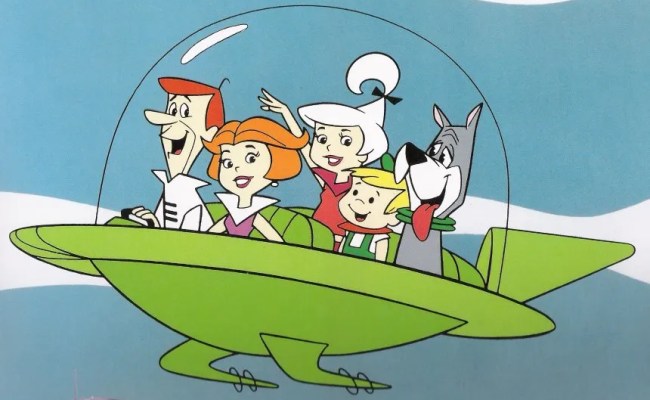 The Jetsons Animated Tv Series Cast In Flying Car Rosie Robot Bilarasa