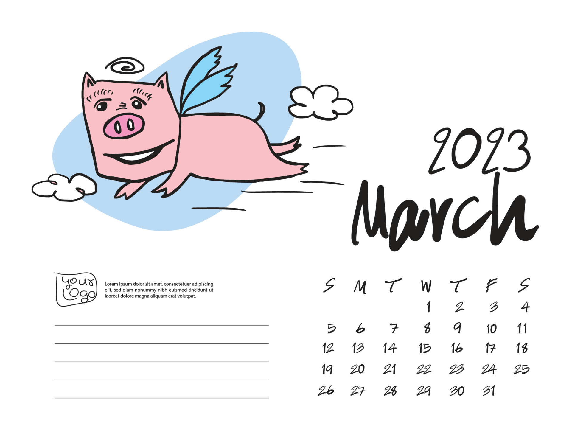 March 2023 Calendar Printable Cute Mobila Bucatarie 2