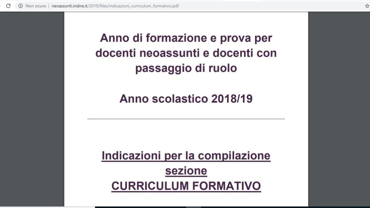 Curriculum Formativo Esempio Compilato Download Grati