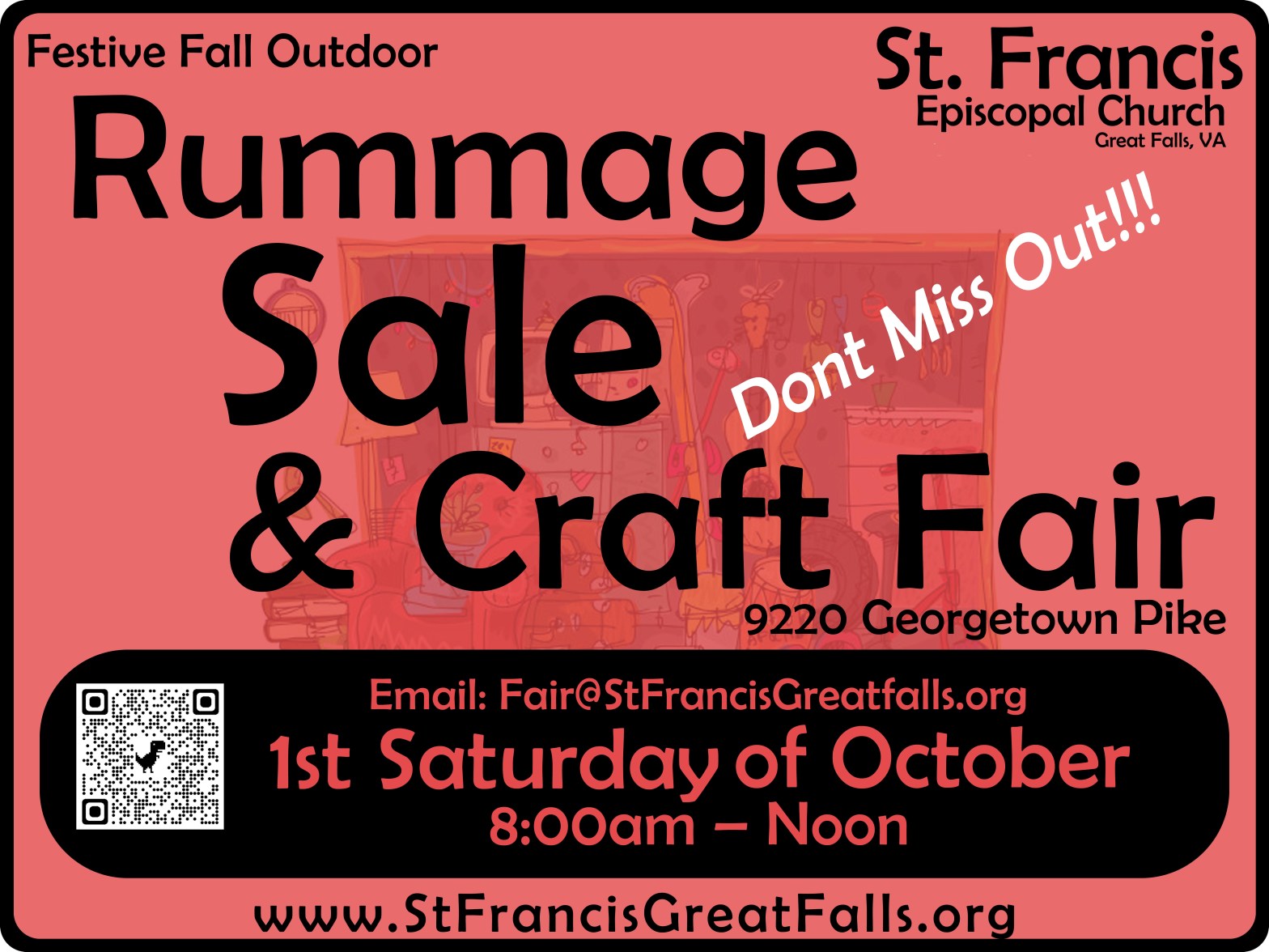 St Francis Episcopal Church In Great Falls Virginia Rummage Sale
