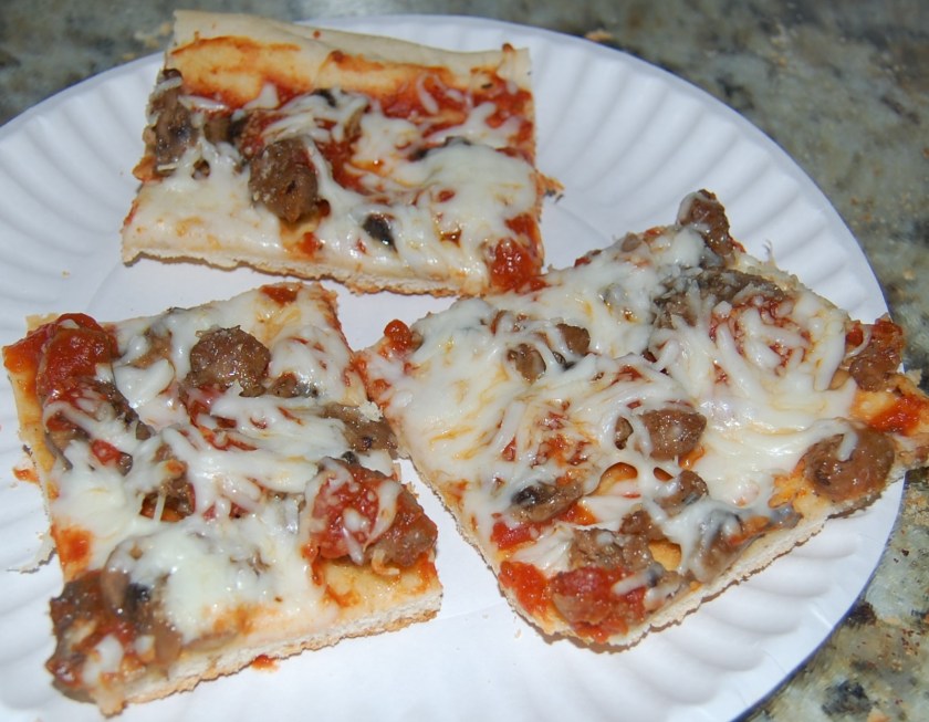 Sausage And Mushroom Pizza