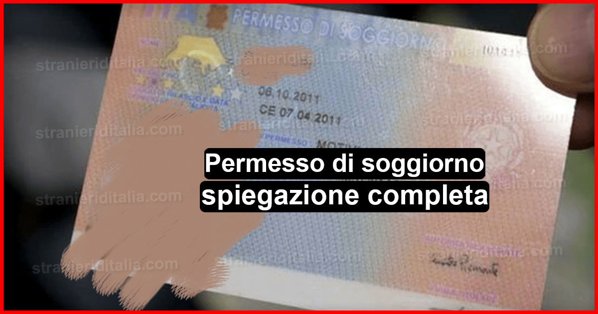 Permesso Di Soggiorno Che Cosè