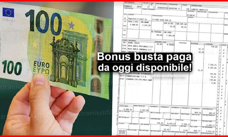 Bonus Busta Paga Da Oggi Disponibile Come Fare Domanda