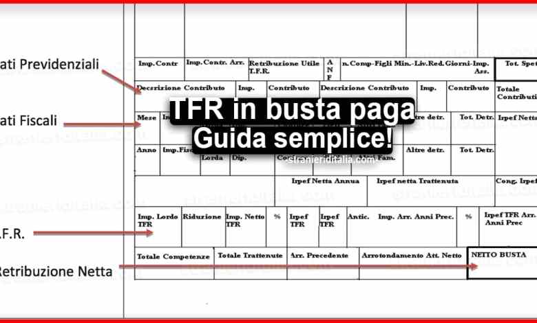 Tfr In Busta Paga Guida Semplice