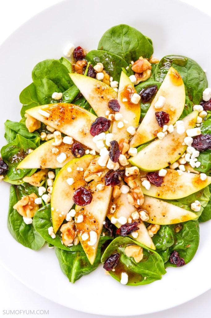 Pear Salad With Honey Balsamic Dressing Sum Of Yum