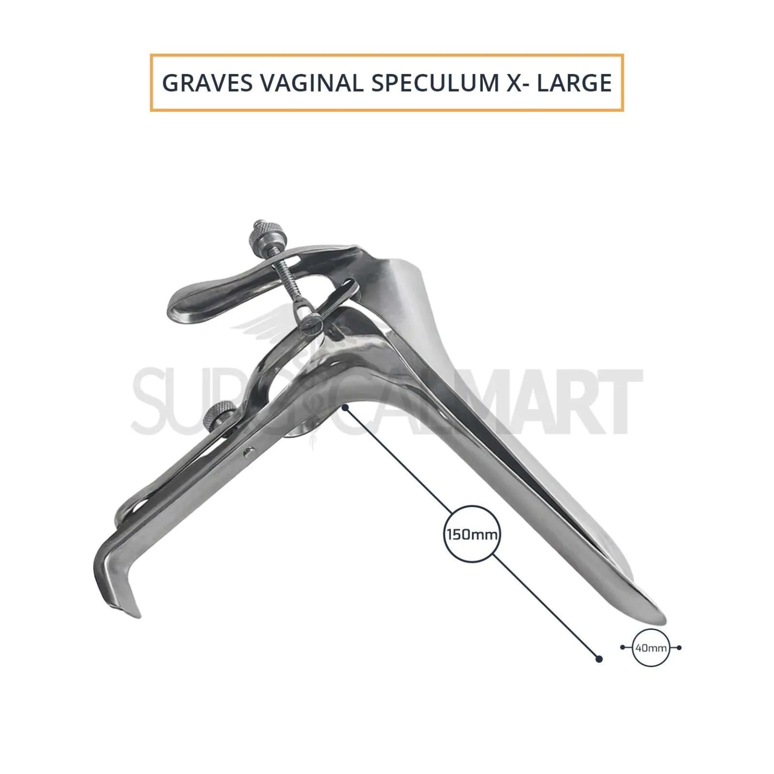 100 Graves Vaginal Speculum Extra Large Gynecology Surgical