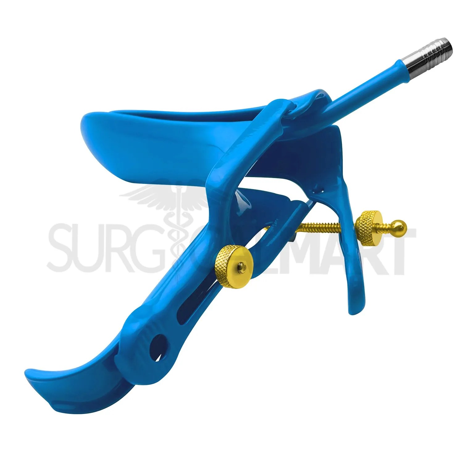 Lletz Leep Blue Coated Graves Vaginal Speculum Small