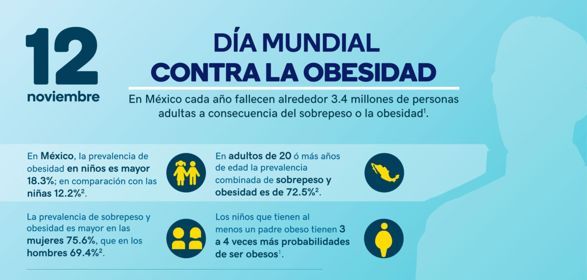 12 De Noviembre Día Mundial Contra La Obesidad Sureste Informa