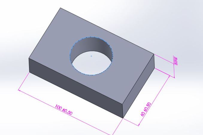 How To Use Solidworks Extrude Cut Feature Tutorial For Beginners