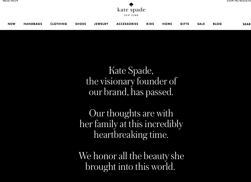 Remembering Kate Spade Soselfie