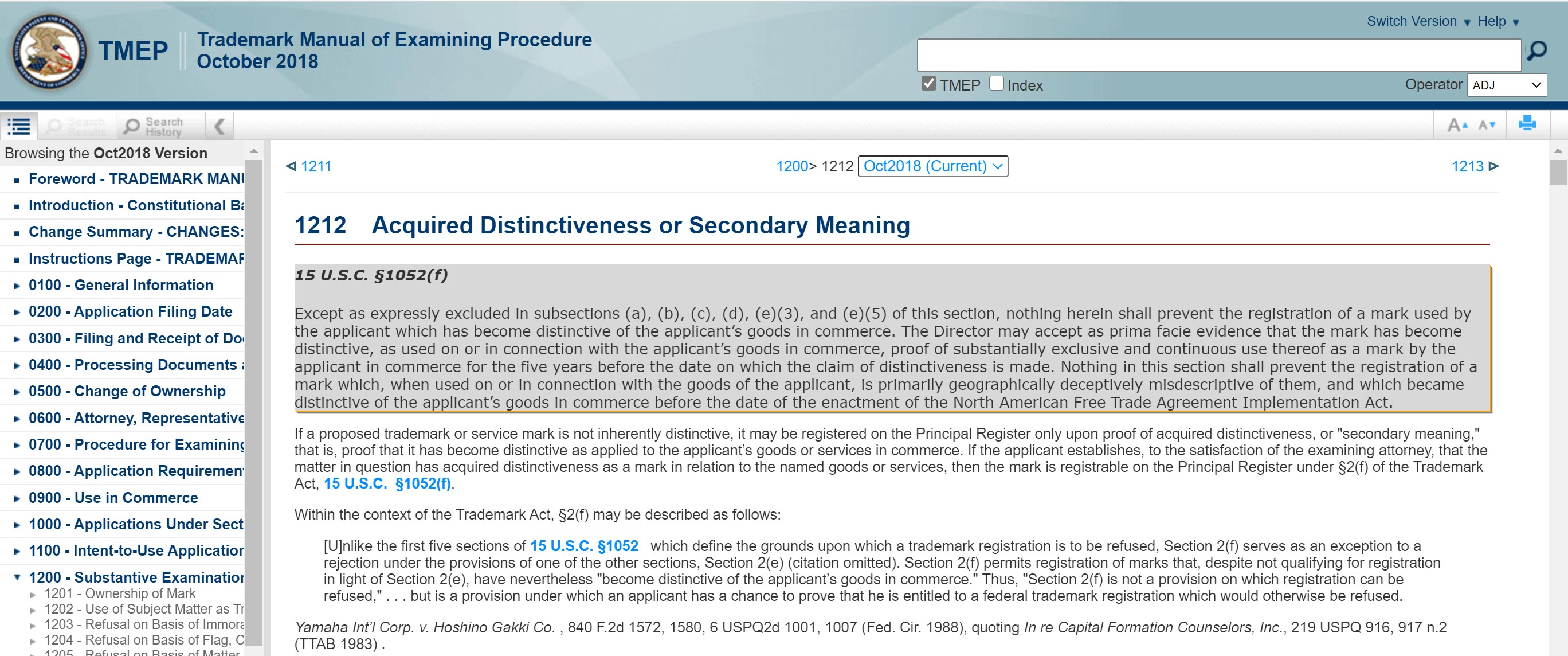 Trademarks Can Acquire Secondary Meaning Smith And Hopen