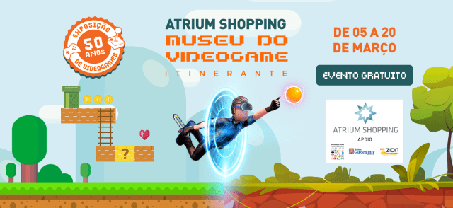 Museu Do Videogame No Atrium Shopping Agitosp