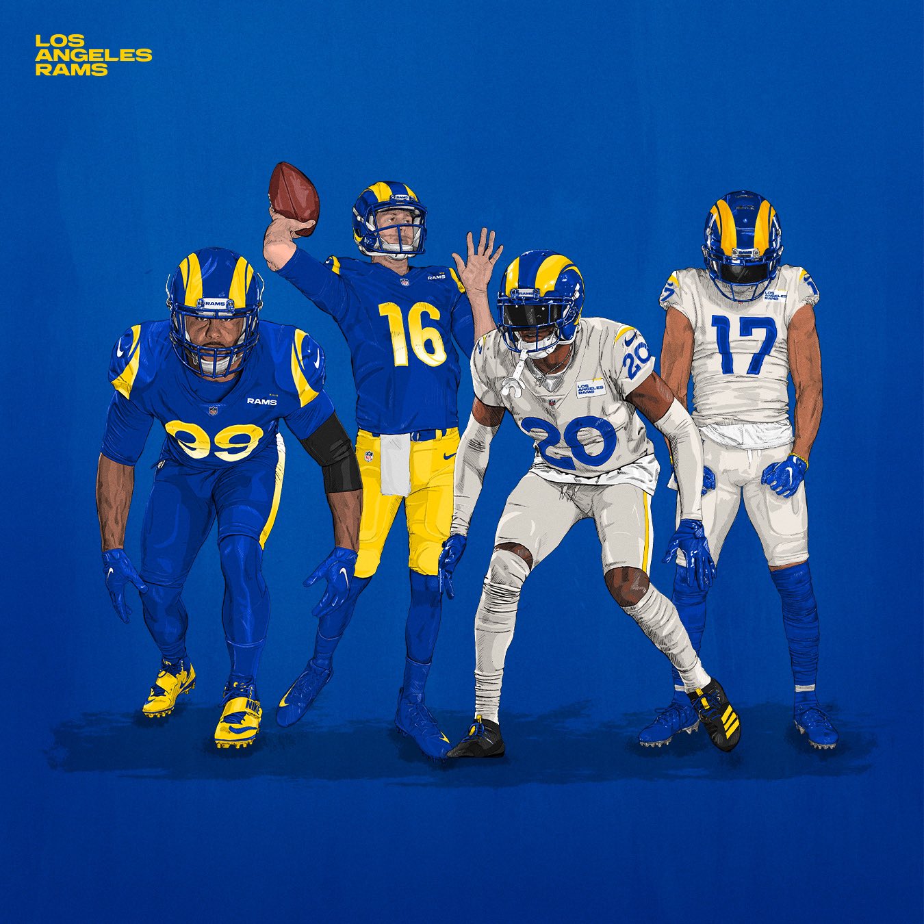 Los Angeles Rams Unveil New Uniforms For 2020 Season