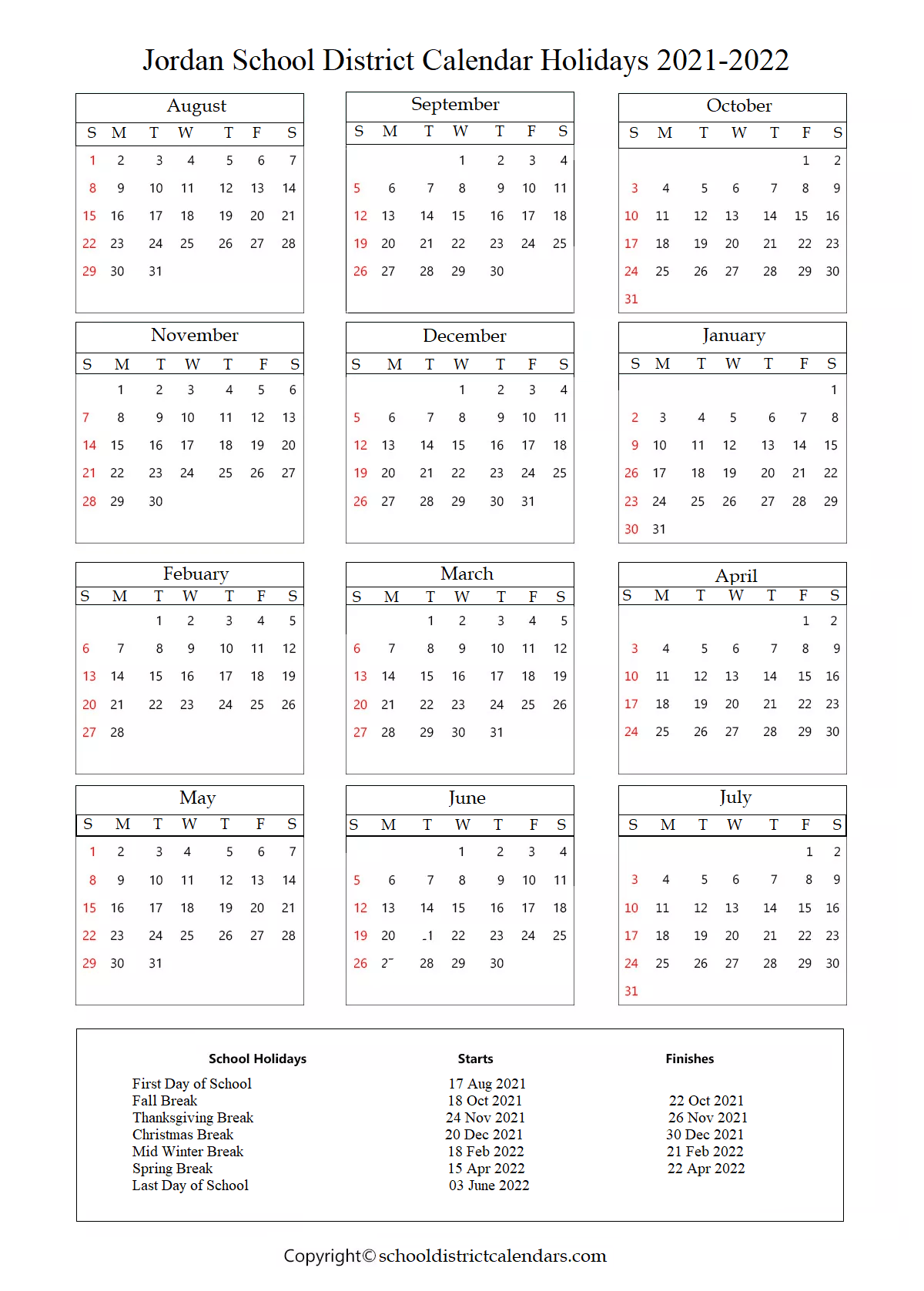 Australia Calendar 2022 Free Printable Pdf Templates Printable 2022