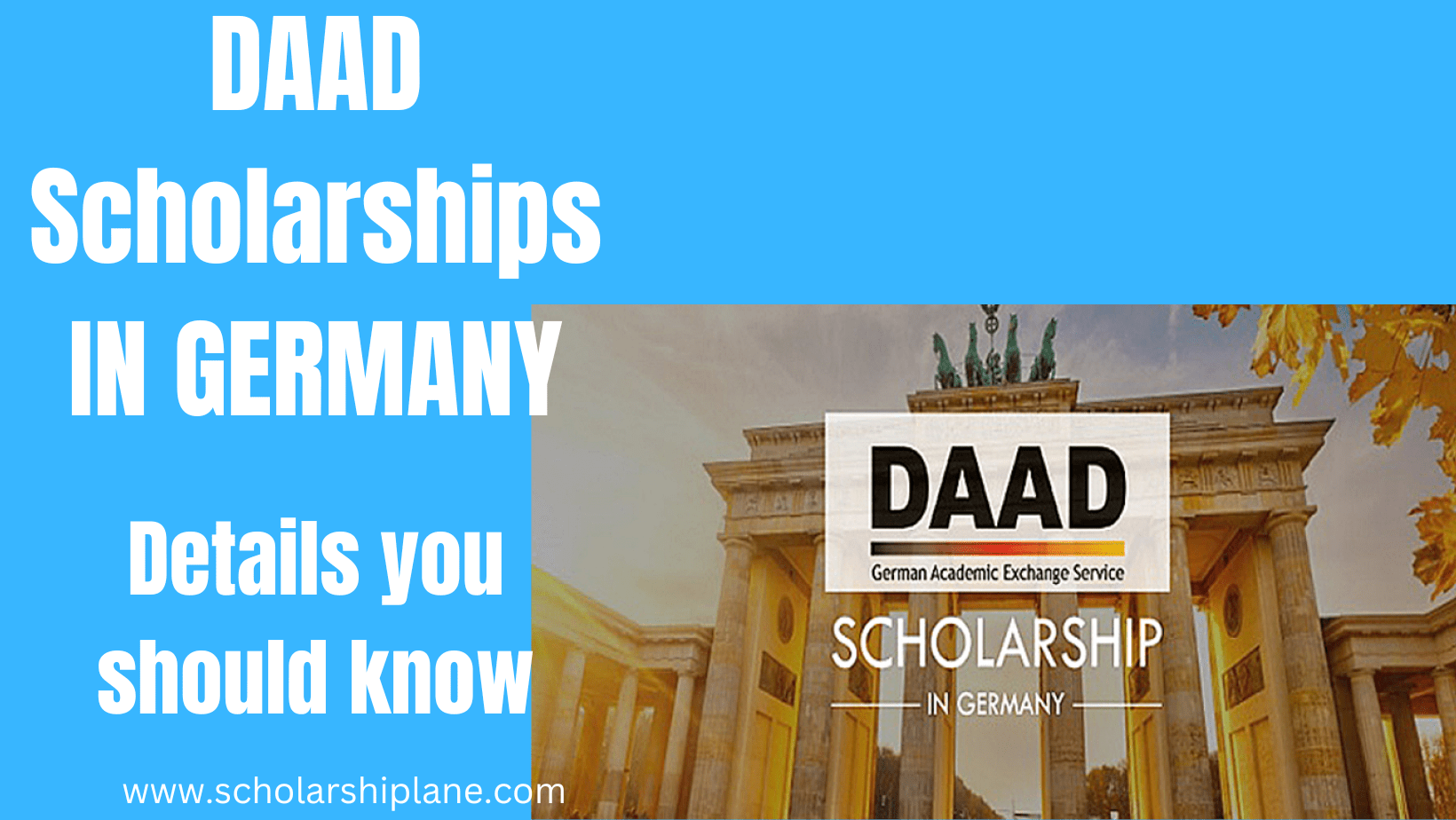 Daad Scholarship In Germany Fully Funded Scholarship Lane