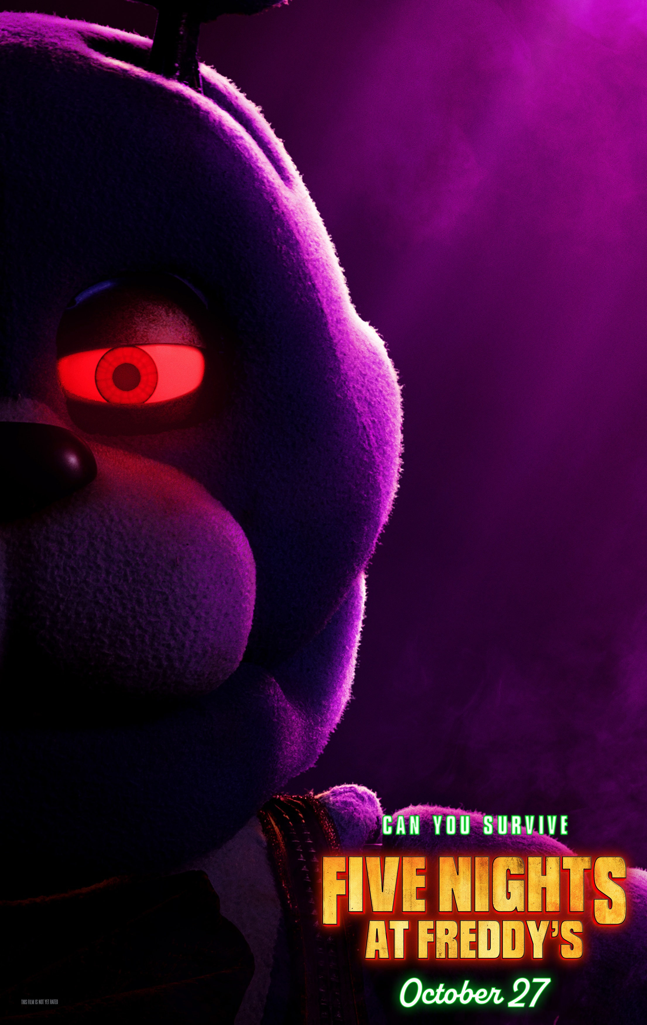 Fivenightsatfreddysmovie Characterposters Bonnie Screen Connections