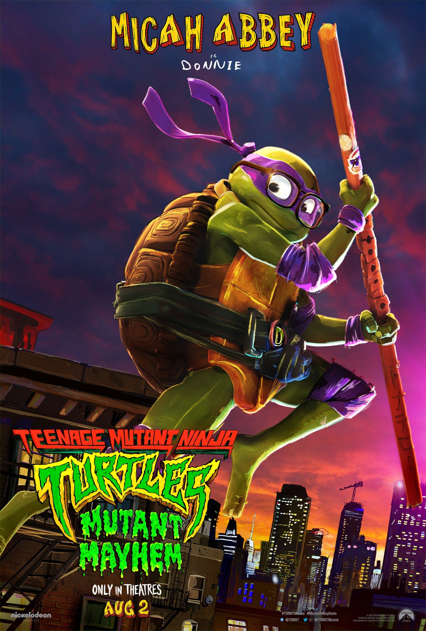 Teenage Mutant Ninja Turtles Mutant Mayhem 16 Character Posters Show