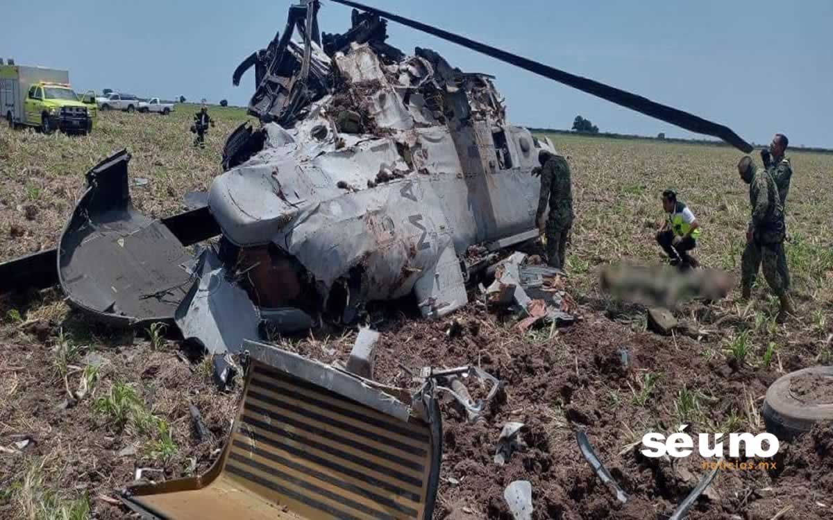 Se Desploma Helicóptero De La Marina En Los Mochis Reportan 14 Muertos