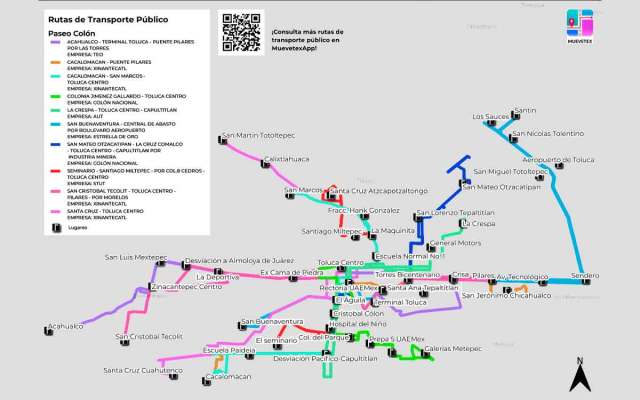 10 Rutas De Transporte Público Del Valle De Toluca Que Pasan Por Colón