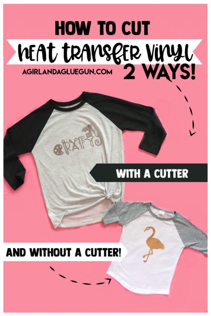 Cricut Tutorial How To Cut Heat Transfer Vinyl Without A Cutting