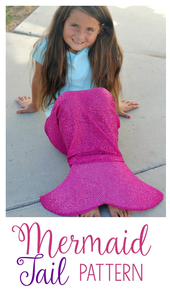 Free Pattern Mermaid Tail Dress Up Skirt Sewing