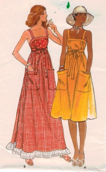 Butterick Pattern 4867 Sundress Long And Short Sewing Pattern Heaven