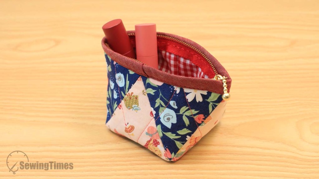 Making A Triangle Purse Free Pattern Diy Pouch And Bag With Sewingtimes