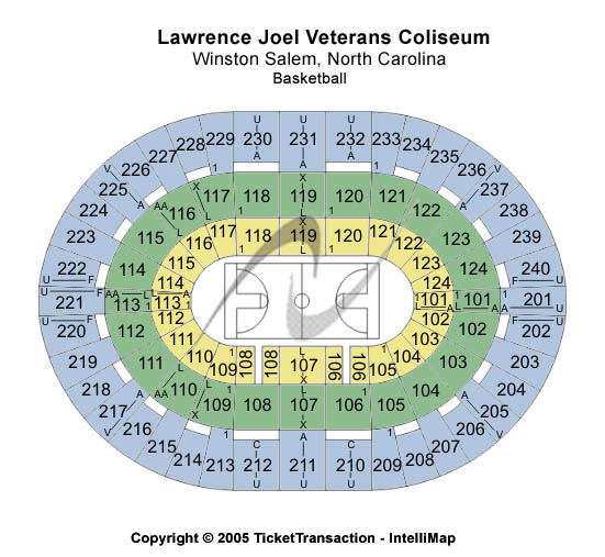 Wake Forest Basketball Arena Seating Chart