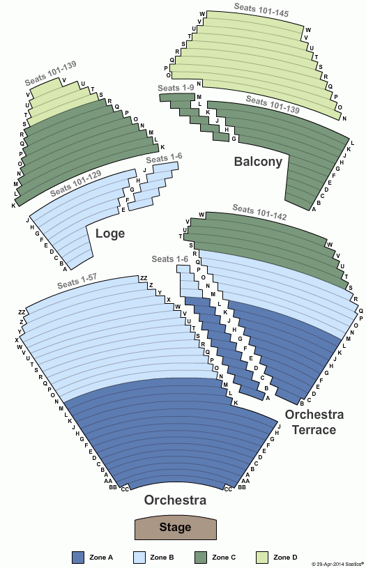 Segerstrom Hall Seating Chart