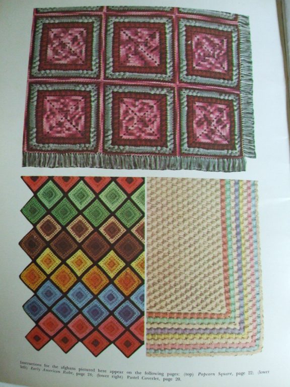 Crocheting Afghans 21 Crochet Patterns Edited By Rita Weiss 1979