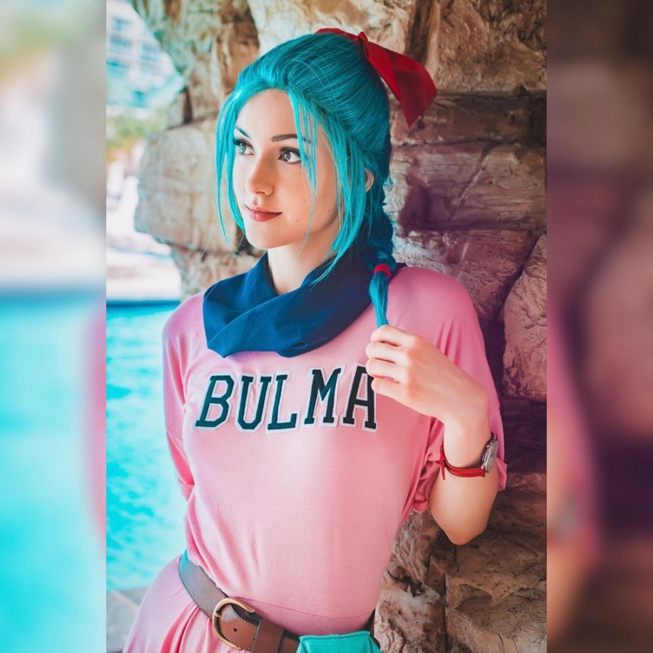 Bulma Llega A La Vida Con Su Hermoso Vestido Rosa Gracias A Este