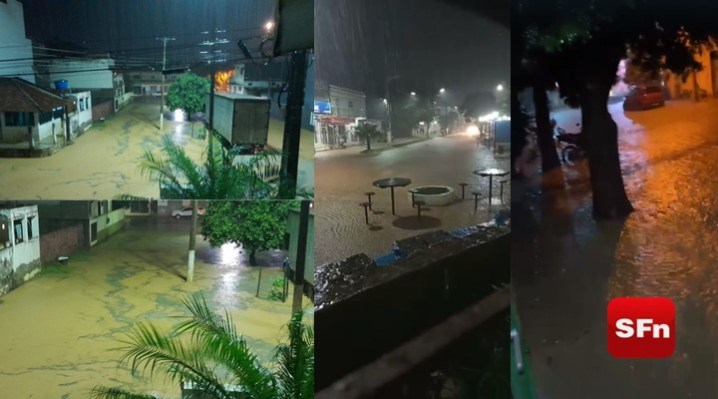 Chuva Forte Provoca Alagamentos Em Bairros De Santo Antônio De Pádua