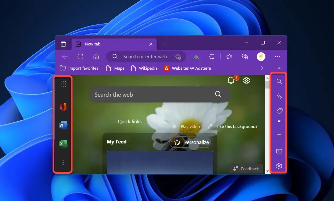 How To Get Rid Of The Microsoft Edge Sidebar Office And Shortcuts