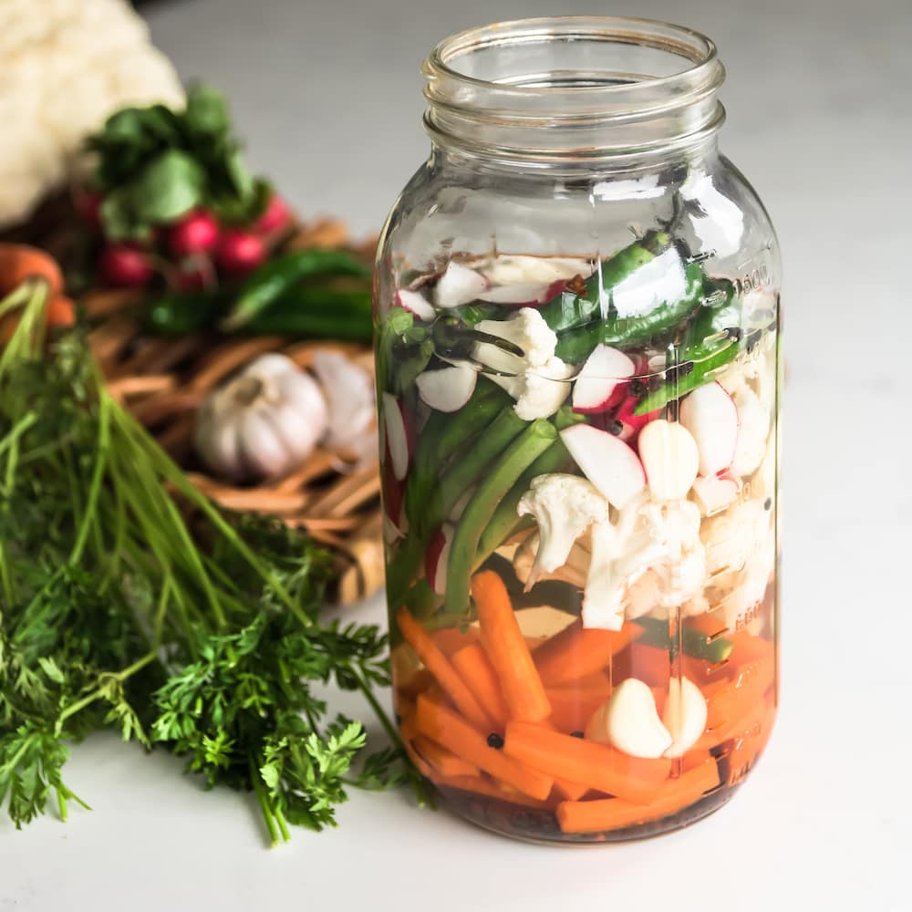 Diy Fermented Vegetables Recipe Natural Probiotics