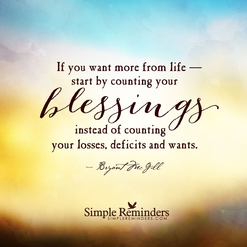 Counting Blessings Quotes Shortquotescc