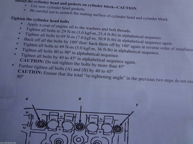 22r Torque Specs Head What Is The Head Bolt Torque Spec For 1985 Hot