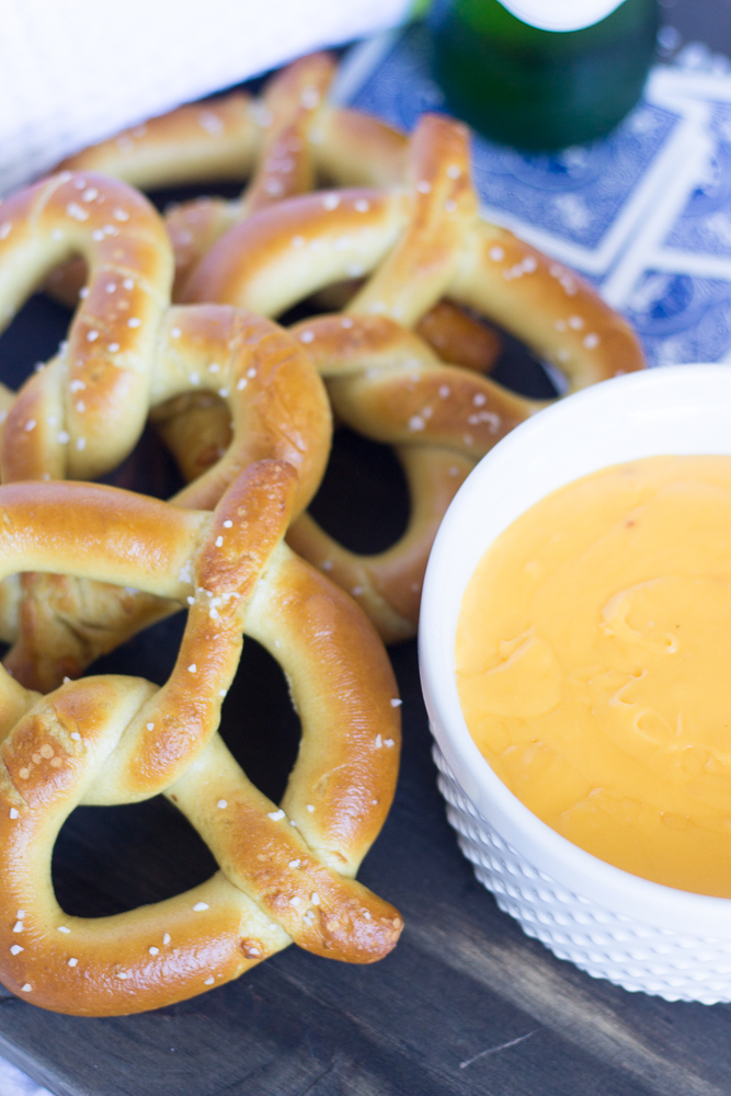 Soft Pretzels And Beer Cheese Dip Simply J And K