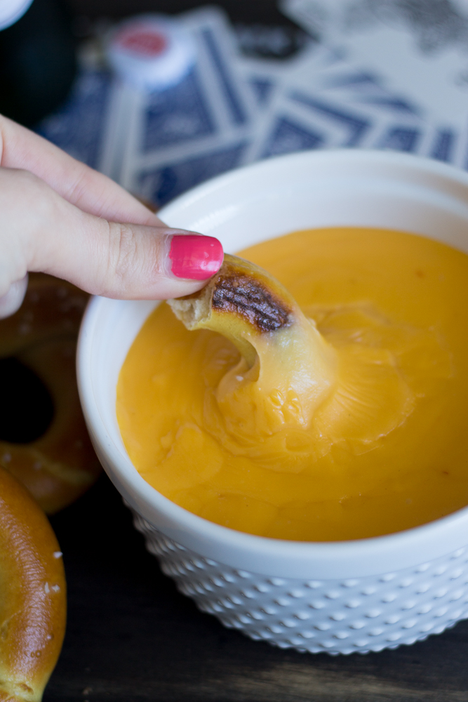 Soft Pretzels And Beer Cheese Dip Simply J And K