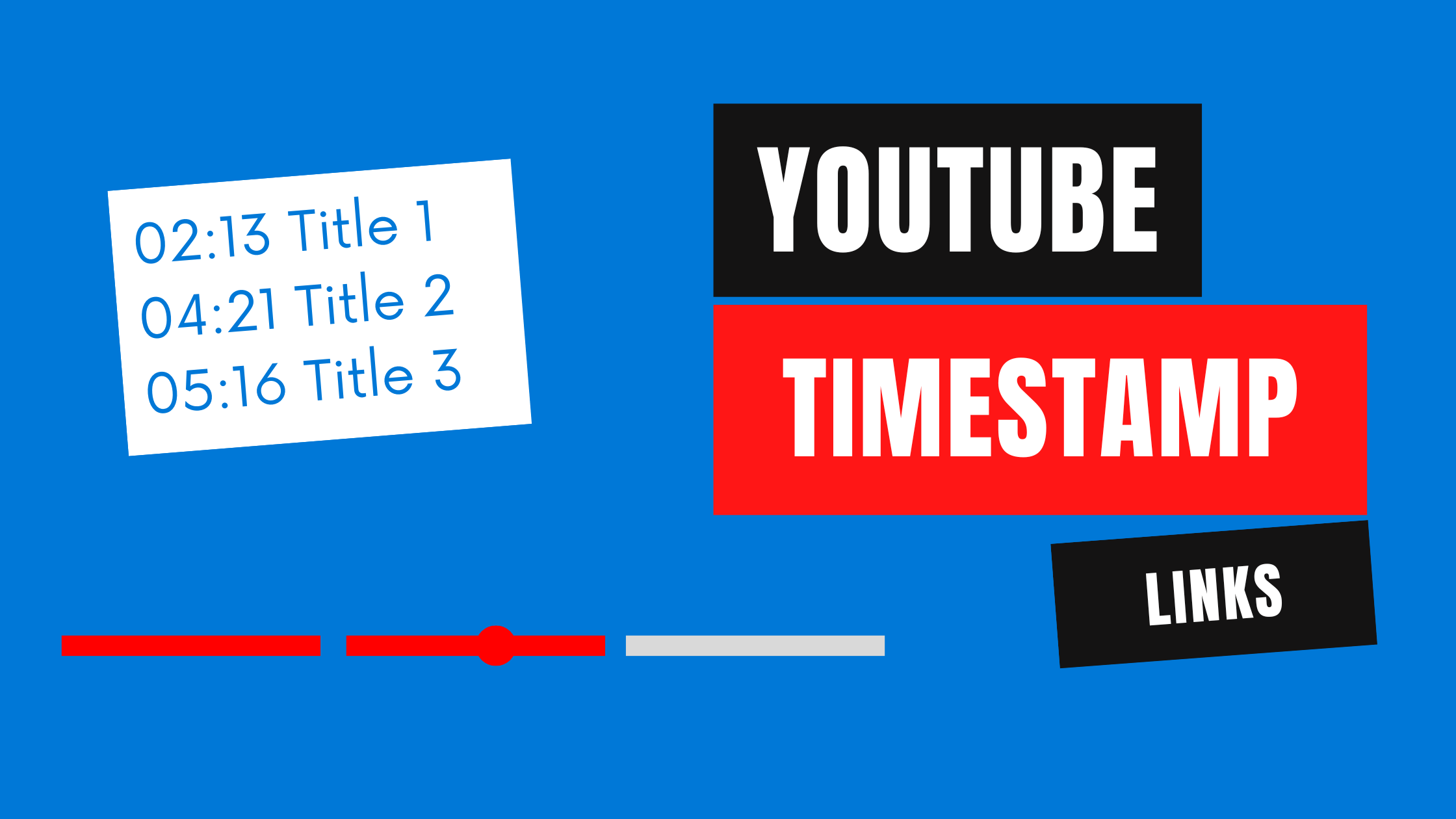 How To Add Youtube Timestamp Link In Description Video Chapters Tutorial