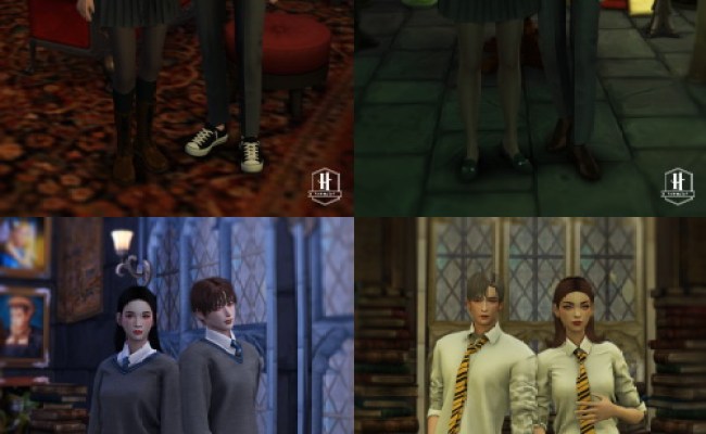 Hogwarts Uniforms Sims 4 Hogwarts Uniform Sims 4 Cc Packs Rezfoods