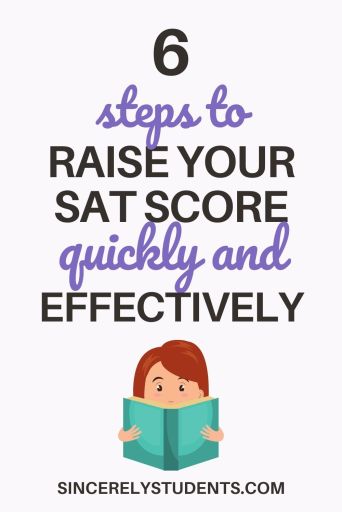 How To Raise Your Sat Score Quickly And Effectively Sincerely Students